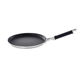 R&ouml;sle R&ouml;sle Crepespfanne Silence Pro, Schwarz, Edelstahl, Metall, rund, antihaftbeschichtet, geschmacksneutral, Kochen, Pfannen, Crepespfannen