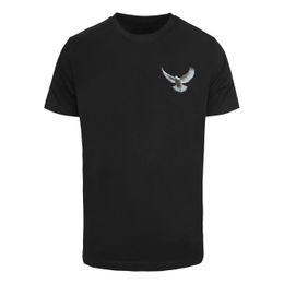 T-Shirt MisterTee "MisterTee Cielo Azul Tee", Damen, Gr. 4XL, schwarz, 100% Baumwolle, bedruckt, normal, Rundhals, Shirts T-Shirt