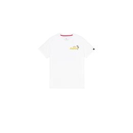 T-Shirt Alpha Industries "Pearl Harbor Backprint T-Shirt", Damen, Gr. L, wei&szlig;, Obermaterial: 100% Baumwolle, Shirts T-Shirt