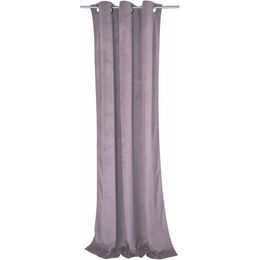 Tom Tailor HOME Vorhang &raquo;FRENCH VELVET&laquo; &Ouml;sen 1 Stk. tlg. HxB: 245x135 mauve Obermaterial: 100% Polyester 245 cm