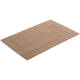 Esprit Badematte &raquo;Solid&laquo; H&ouml;he 1 mm fu&szlig;bodenheizungsgeeignet schnell trocknend Badteppich, Uni Farben, mit Logo Stickerei Hotelmatte mocca...