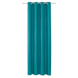 Tom Tailor HOME Vorhang &raquo;DOVE&laquo; &Ouml;sen 1 Stk. tlg. petrol Obermaterial: 100% Baumwolle 245 cm