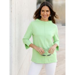 3/4-Arm-Shirt Classic Basics "3/4-Arm-Shirt", Damen, Gr. 56, reseda, 100% Baumwolle, unifarben, Shirts 3/4-Arm-Shirt