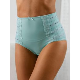 w&auml;schepur Taillenslip W&Auml;SCHEPUR, Damen, Gr. 36/38, 2 Stk., gr&uuml;n (mint, bedruckt), 83% Polyamid, 17% Elasthan, Unterhosen Taillenslip