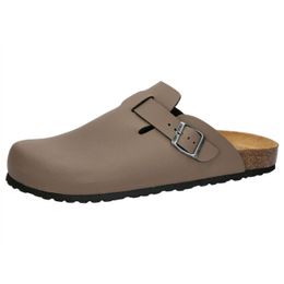 Clog Lico "Pantolette Bioline Clog Soft", Herren, Gr. 41, grau, Synthetik, Schuhe Clog