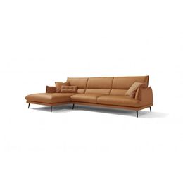Egoitaliano Ecksofa &raquo;FUNNY, hochwertiges & aktuelles Design, bequeme R&uuml;ckenlehne, L-Form&laquo; hochwertiger Sitzkomfort, L-Form bunt Leder