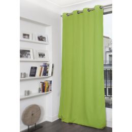 MOONDREAM Vorhang &raquo;Black out&laquo; &Ouml;sen 1 Stk. tlg. apfelgr&uuml;n Obermaterial: 100% Polyester 260 cm