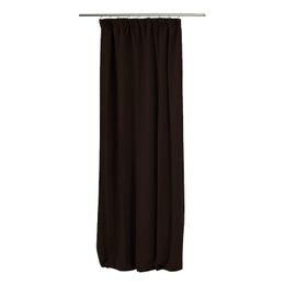 MOONDREAM Vorhang &raquo;Thermal Black out&laquo; Kr&auml;uselband 1 Stk. tlg. Kastanie Obermaterial: 100% Polyester 260 cm