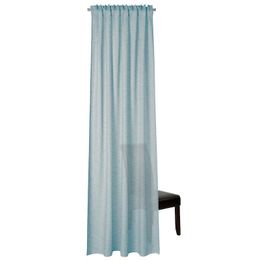Neutex for you! Vorhang &raquo;Biella&laquo; verdeckte Schlaufen 1 Stk. tlg. HxB: 245x142, Schal mit verdeckten Schlaufen eisblau Obermaterial: 100% Polyester...