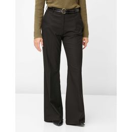 5-Pocket-Hose Brax "Style MAINE", Damen, Gr. 34K17, Kurzgr&ouml;&szlig;en, schwarz, Web, 64% Polyester, 34% Viskose, 2% Elasthan, Hosen 5-Pocket-Hose