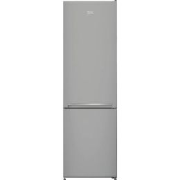 Beko K&uuml;hl-/Gefrierkombination &raquo;RCSA300K40SN&laquo; 181, 3 cm hoch 54 cm breit silber Flaschenregal