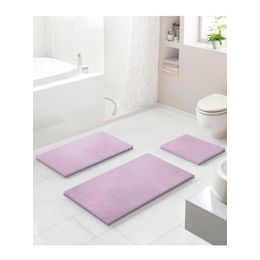 Badematte Grund Gr. 3, lavendel, rechteckig (70cm x 120cm ), 1 Stk., Badematten, Badematte