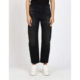 Haremsjeans Gang "Gang Jeans Loose Fit 94IDA", Damen, Gr. 26, schwarz, 90% Baumwolle, 4% Elasthan, 6% Polyester, Jeans