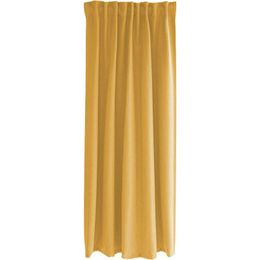HOMING Vorhang &raquo;Galdin&laquo; Multifunktionsband 1 Stk. tlg. Verdunklungsvorhang, blickdicht, Thermo, Energiesparend safran Obermaterial: 100% Polyester...