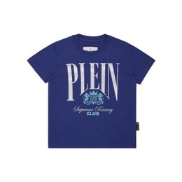 T-Shirt Philipp Plein "Racing", Jungen, Gr. 8, 14, dunkelblau, Obermaterial: 100% Baumwolle, Shirts T-Shirt