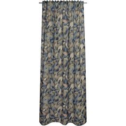 Esprit Vorhang &raquo;Macy&laquo; verdeckte Schlaufen 1 Stk. tlg. in Leinenoptik blau/aquablau/babyblau Obermaterial: 70% Baumwolle, 30% Leinen 250 cm