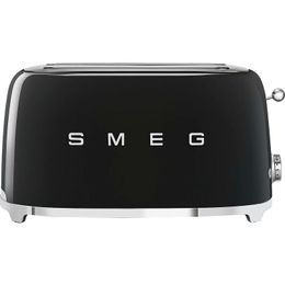 Smeg Toaster »TSF02BLEU« 2 lange Schlitze für 2 Scheiben 1500 W Schwarz