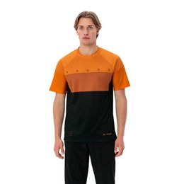 Vaude Funktionsshirt &raquo;MEN'S MOAB T-SHIRT VI&laquo; Fahrradshirt mit Raglan&auml;rmeln kurkuma M Eins&auml;tze aus engem Mesh-Material f&uuml;r besseres K&ouml;rperklima