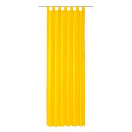 Tom Tailor HOME Vorhang &raquo;DOVE&laquo; Schlaufen 1 Stk. tlg. zitrus/gelb Obermaterial: 100% Baumwolle 255 cm