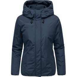 Winterjacke Ragwear "Sunniva Warm", Damen, Gr. L (40), navy, Obermaterial: 100% Polyester; Innenfutter: 100% Polyester; Wattierung: 100% Polyester, Basic, figurumspielend hüftbedeckend, hoch geschlossener Ausschnitt, eng elastischer Bund, Jacken Winterjacke, Wasserdichte und atmungsaktive Damen Jacke für den Winter
