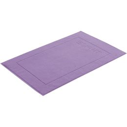 Esprit Badematte &raquo;Solid&laquo; H&ouml;he 1 mm fu&szlig;bodenheizungsgeeignet schnell trocknend Badteppich, Uni Farben, mit Logo Stickerei Hotelmatte dark lilac...