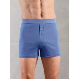 wäschepur Boxershorts WÄSCHEPUR, Damen, Gr. 12, 3 Stk., hellblau, geringelt, 75% Baumwolle, 25% Polyester, Unterhosen