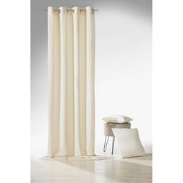Weckbrodt-Gardinen WECKBRODT Vorhang &raquo;Valentin&laquo; &Ouml;sen 1 Stk. tlg. Velour, Samt-Optik, blickdicht, Unifarben, Gardine, Store creme Obermaterial: 100% Polyester 245 cm