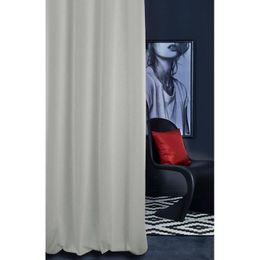 Apelt Vorhang »ALASKA« Ösen 1 Stk. tlg. HxB: 245x140, Alaska, Ösenschal mit Metallösen hellgrau Obermaterial: 70% Polyester, 30% Baumwolle 245 cm