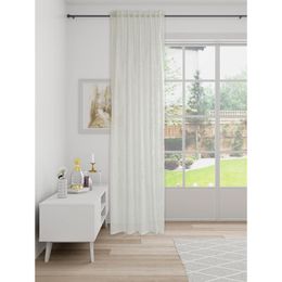 HOMING Vorhang &raquo;Folla&laquo; verdeckte Schlaufen 1 Stk. tlg. Vorhang Folla wei&szlig; Obermaterial: 100% Polyester 245 cm