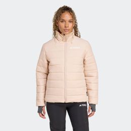 Outdoorjacke adidas terrex "W MT ESS PAD J", Damen, Gr. L, wonder taupe, Obermaterial: 100% Polyamid, Jacken Outdoorjacke