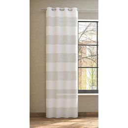 Neutex for you! Vorhang &raquo;SONORA&laquo; &Ouml;sen 1 Stk. tlg. 3D Musterung im Leinen-Look offwhite Obermaterial: 100% Polyester 245 cm