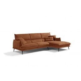 Egoitaliano Ecksofa &raquo;FUNNY, hochwertiges & aktuelles Design, bequeme R&uuml;ckenlehne, L-Form&laquo; hochwertiger Sitzkomfort, L-Form bunt 100% Polyester