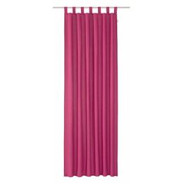 Tom Tailor HOME Vorhang »DOVE« Schlaufen 1 Stk. tlg. magenta Obermaterial: 100% Baumwolle 255 cm
