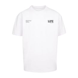 Merchcode T-Shirt &raquo;Herren Life Heavy Oversized Tee&laquo; 1 Stk. white XL XL Vielseitige T-Shirts f&uuml;r jeden Anlass