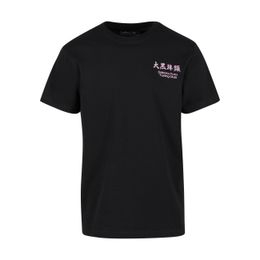 T-Shirt MisterTee "MisterTee Yokohama Race Tee", Damen, Gr. 5XL, schwarz, 100% Baumwolle, bedruckt, normal, Rundhals, Shirts T-Shirt