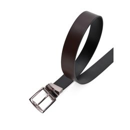Wendeg&uuml;rtel Tommy Hilfiger "DENTON 3.5 cm breit", Damen, Gr. 100, testa di moro, schwarz, Rindsleder, G&uuml;rtel