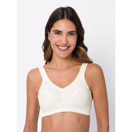Entlastungs-BH, Damen, Gr. 100, Cup D, beige (champagner, puder), 95% Baumwolle, 5% Elasthan, BHs Entlastungs-BH