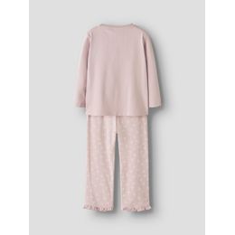 Schlafanzug name it "NMFRAGNA NIGHT SET BOX", Jungen, Gr. 110, keepsake lila, Jersey, Obermaterial: 95% Baumwolle, 5% Elasthan, bedruckt, Rundhals, Homewear-Sets Schlafanzug