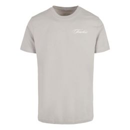 T-Shirt MisterTee "MisterTee Fearless Crow Tee", Damen, Gr. 3XL, lightasphalt, 100% Baumwolle, bedruckt, normal, Rundhals, Shirts T-Shirt