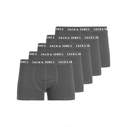 Jack & Jones Jack & Jones Herren Boxer &raquo;JACHUEY im F&uuml;nferpack mit toniger Naht und elastischem Bund&laquo; Packung, 5 Stk. unifarben, modisch, eng anliegend, 