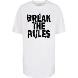 Merchcode T-Shirt &raquo;Damen Ladies Break The Rules 2 Oversized Boyfriend Tee&laquo; 1 Stk. white L L Vielseitige T-Shirts f&uuml;r jeden Anlass