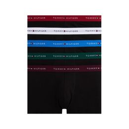 Herren Trunk "5P TRUNK WB", Tommy Hilfiger Underwear, Gr. Sb com, dp br, rg rd, w, orn gr, Jersey, Obermaterial: 95% Baumwolle, 5% Elasthan,