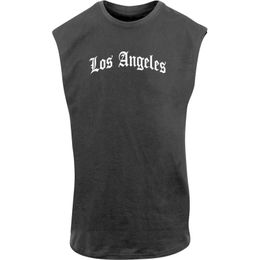 MisterTee Damen MisterTee T-Shirt &raquo;MisterTee Los Angeles Wording Sleeveless Tee&laquo; 1 Stk. L