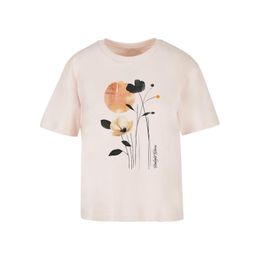 Merchcode T-Shirt »Ladies Sunlight Bloom Tee« 1 Stk. tlg. pink M M Oversize‐Fit und länger geschnitten für lockeres Layering und entspannte Silhouette