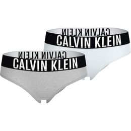 Calvin Klein Underwear Brasilslip »2PK BIKINI« Packung, 2er-Pack, 2 Stk. mit Logobund Pvh Classic White/Grey 164/170 - 2 Stk. 2 Stk. 164/170...