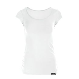 T-Shirt WINSHAPE "WTR4", Damen, Gr. S, wei&szlig;, 90% Baumwolle, 10% Elasthan, Rundhals, Shirts T-Shirt, kurzarm