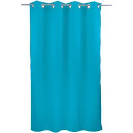 Vhg Verdunkelungsvorhang &raquo;Leon1&laquo; &Ouml;sen 1 Stk. tlg. t&uuml;rkis Obermaterial: 100% Polyester 160 cm