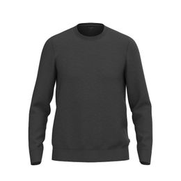 OLYMP Herren OLYMP Rundhalspullover &raquo;OLYMP Strick Casual&laquo; moderner Strickpullover grau XXL