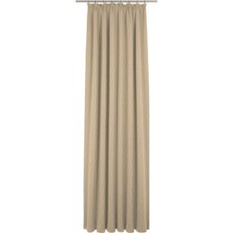 Adam Vorhang &raquo;Indian Cortezada Light&laquo; Kr&auml;uselband 1 Stk. tlg. aus 100% Bio-Baumwolle beige Obermaterial: 100% Baumwolle 145 cm