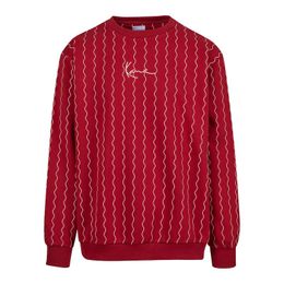 Karl Kani Rundhalspullover &raquo;Herren&laquo; 1 Stk. tlg. darkred/offwhite XXL XXL KLASSISCHER LOOK: Ein zeitloser Klassiker, der in keinem Kleiderschrank...